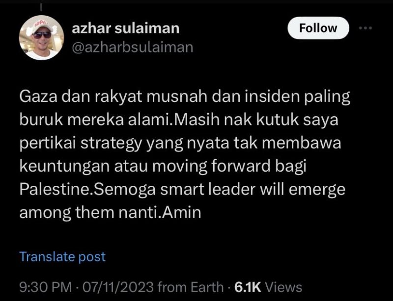 'Analisis' tentang kesan konflik peperangan dikecam, netizen cadang ...