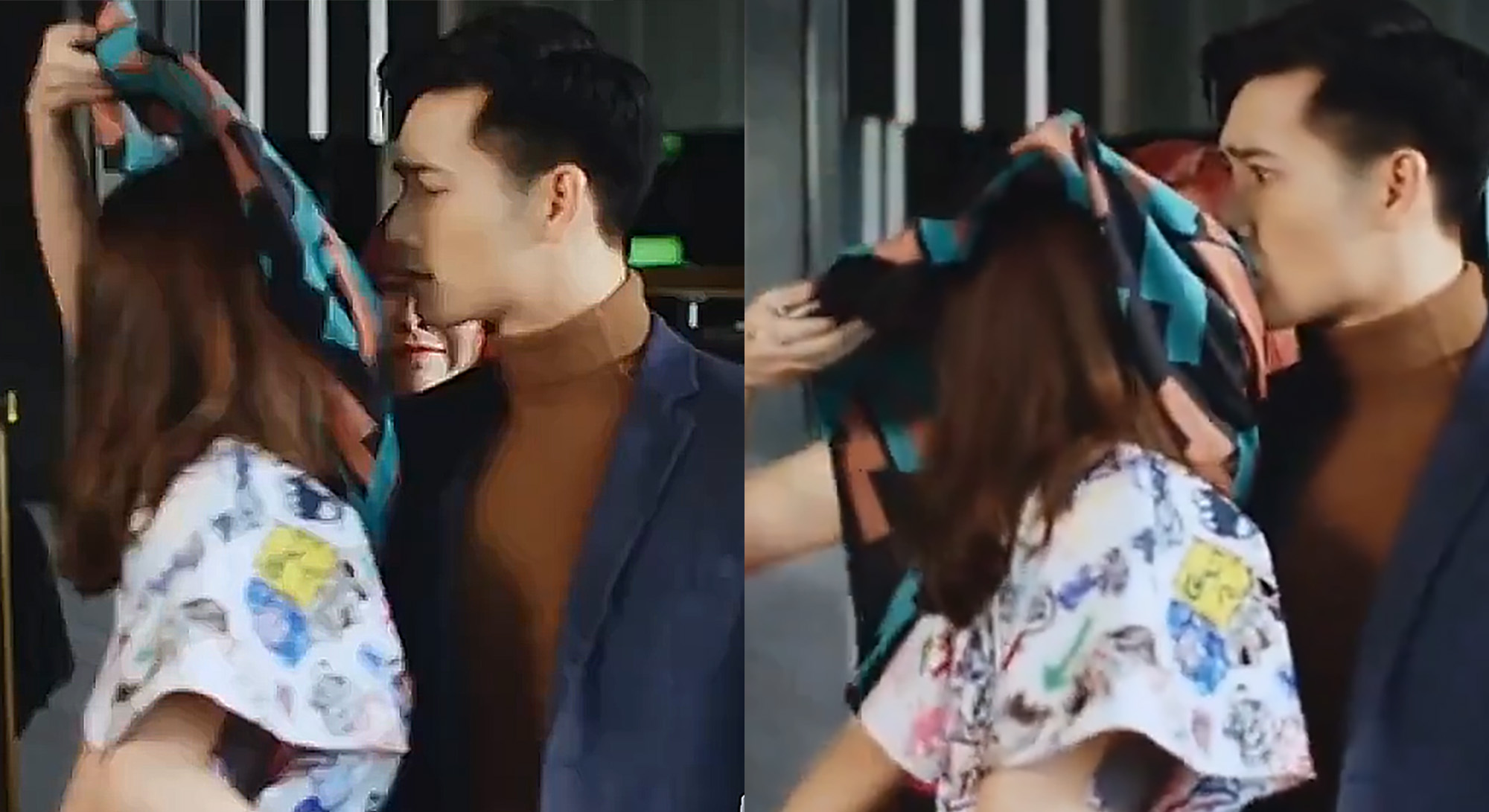 Babak cium 'berlapik' Hun Haqeem & Daiyan Trisha dalam drama W: Two ...