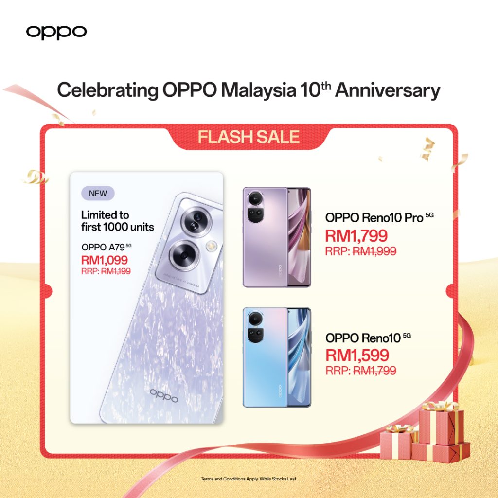 OPPO 10th Anniversary Year-End Sale 2023 Tawar Cabutan Bertuah Hingga ...