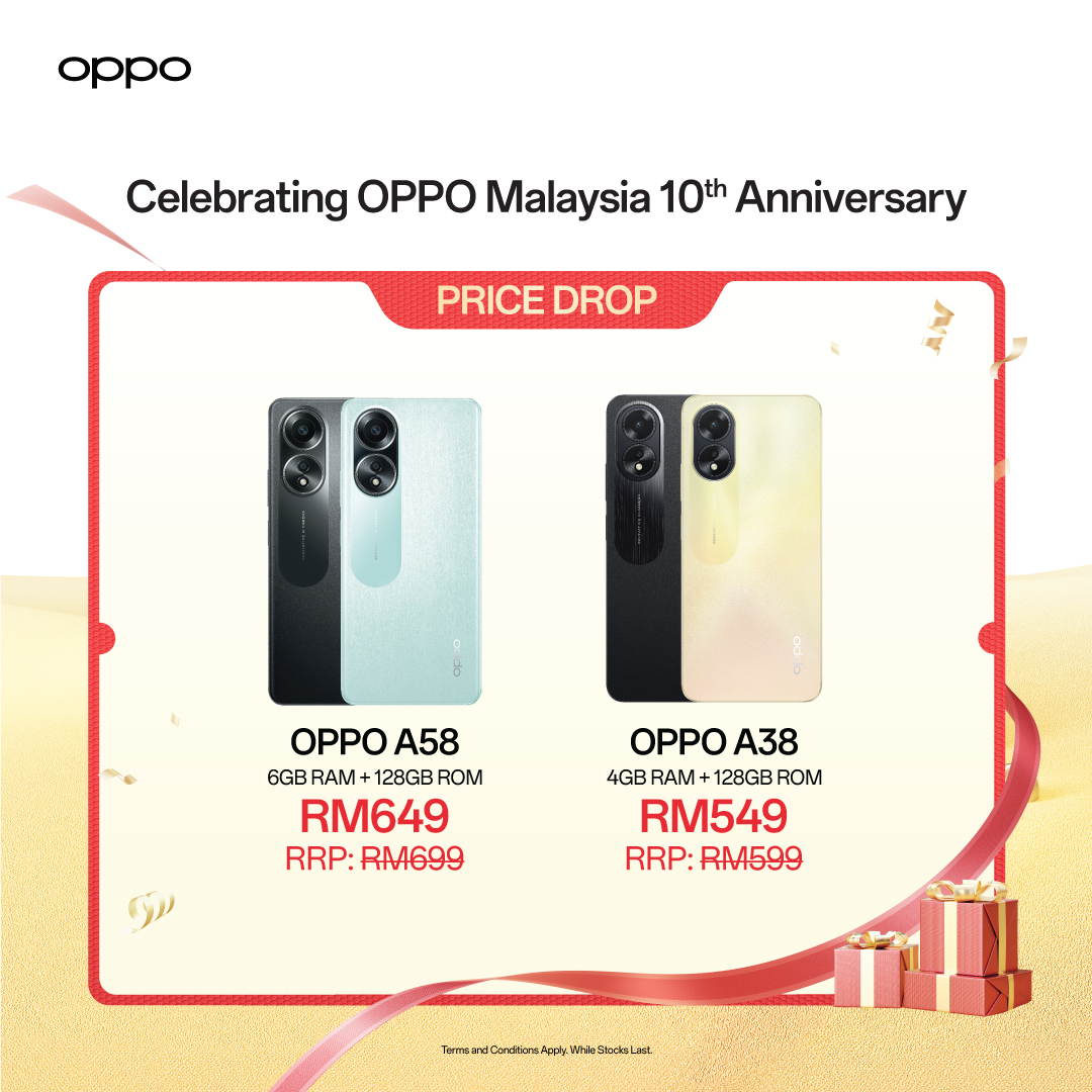 OPPO 10th Anniversary Year-End Sale 2023 Tawar Cabutan Bertuah Hingga ...