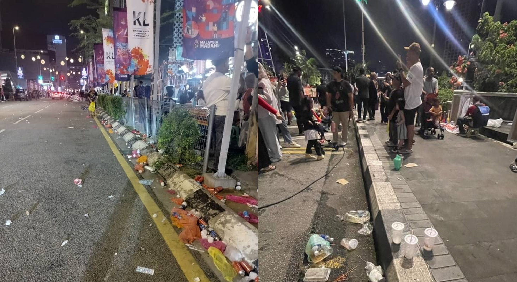 'Hari pertama jejak tahun 2024, tetapi warga kota masih buang sampah ...