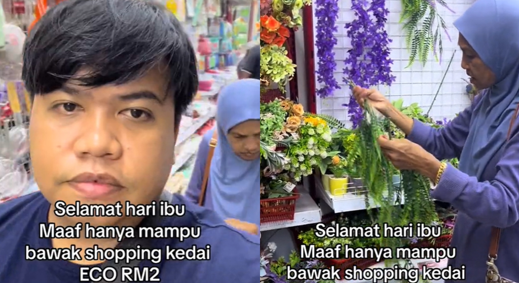 'Maaf, hanya mampu bawa ke kedai Eco RM2' - Usaha lelaki ini berbelanja ...