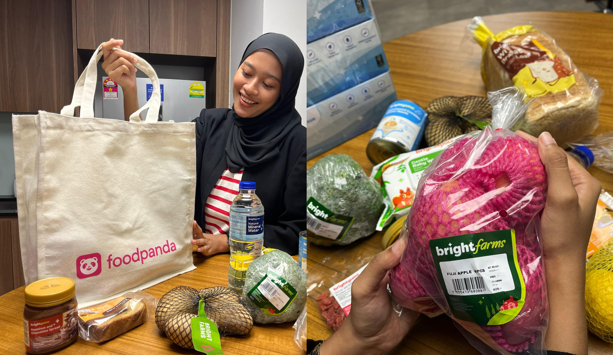 foodpanda perkenal barang runcit jenama sendiri, bright | The Reporter