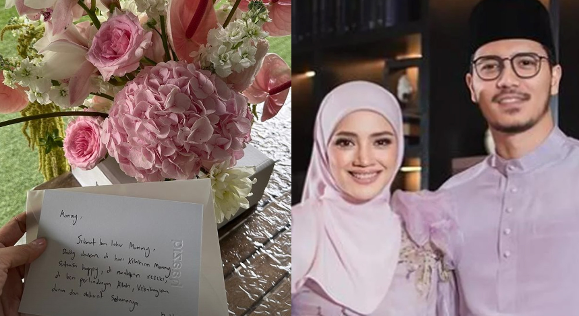 'Semoga sentiasa gembira, diberi perlindungan & kebahagian' - Fazura terima kiriman bunga dari ...
