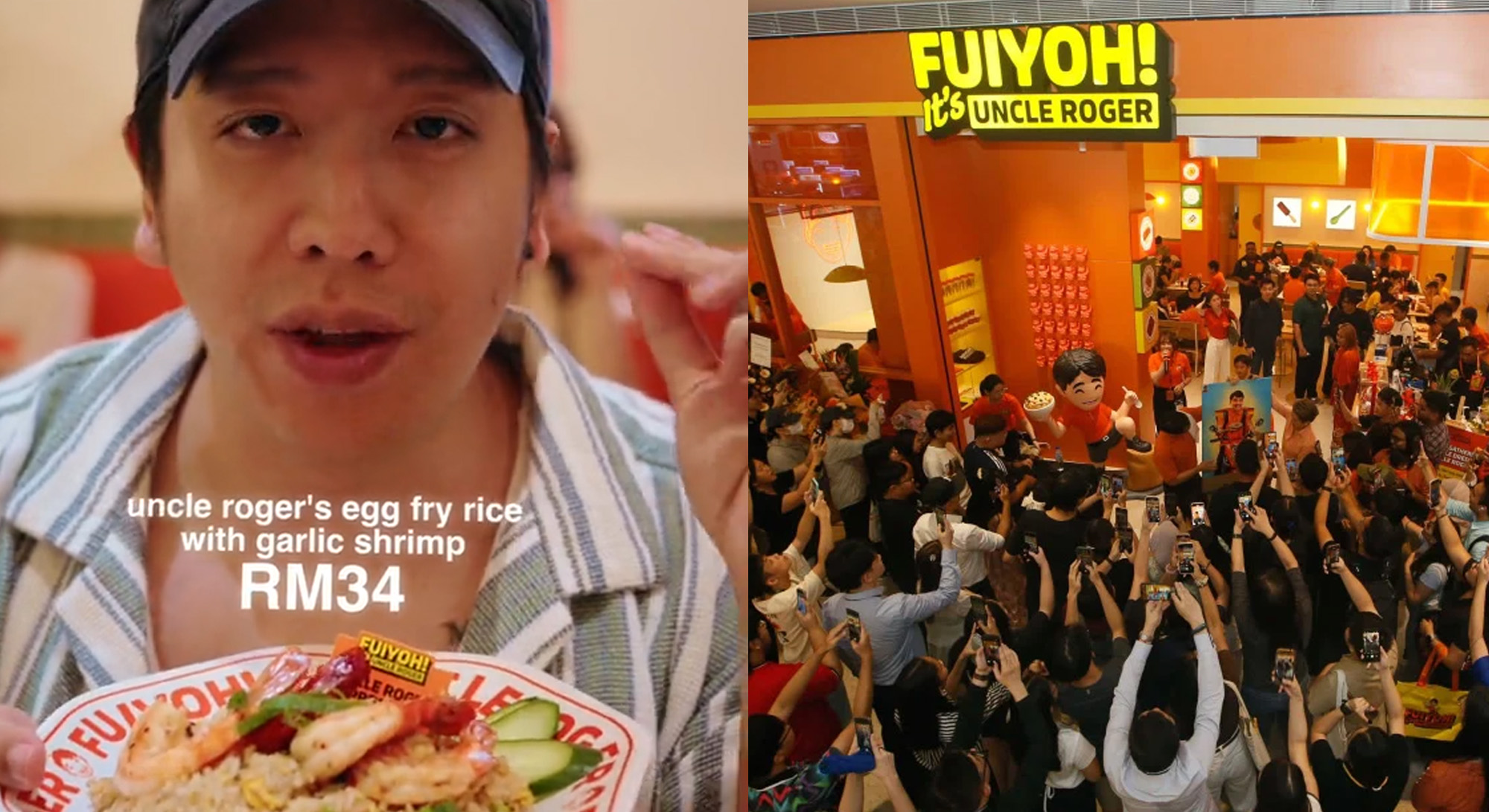 Influencer review makanan di Restoran Uncle Roger, katanya 'biasa jer ...