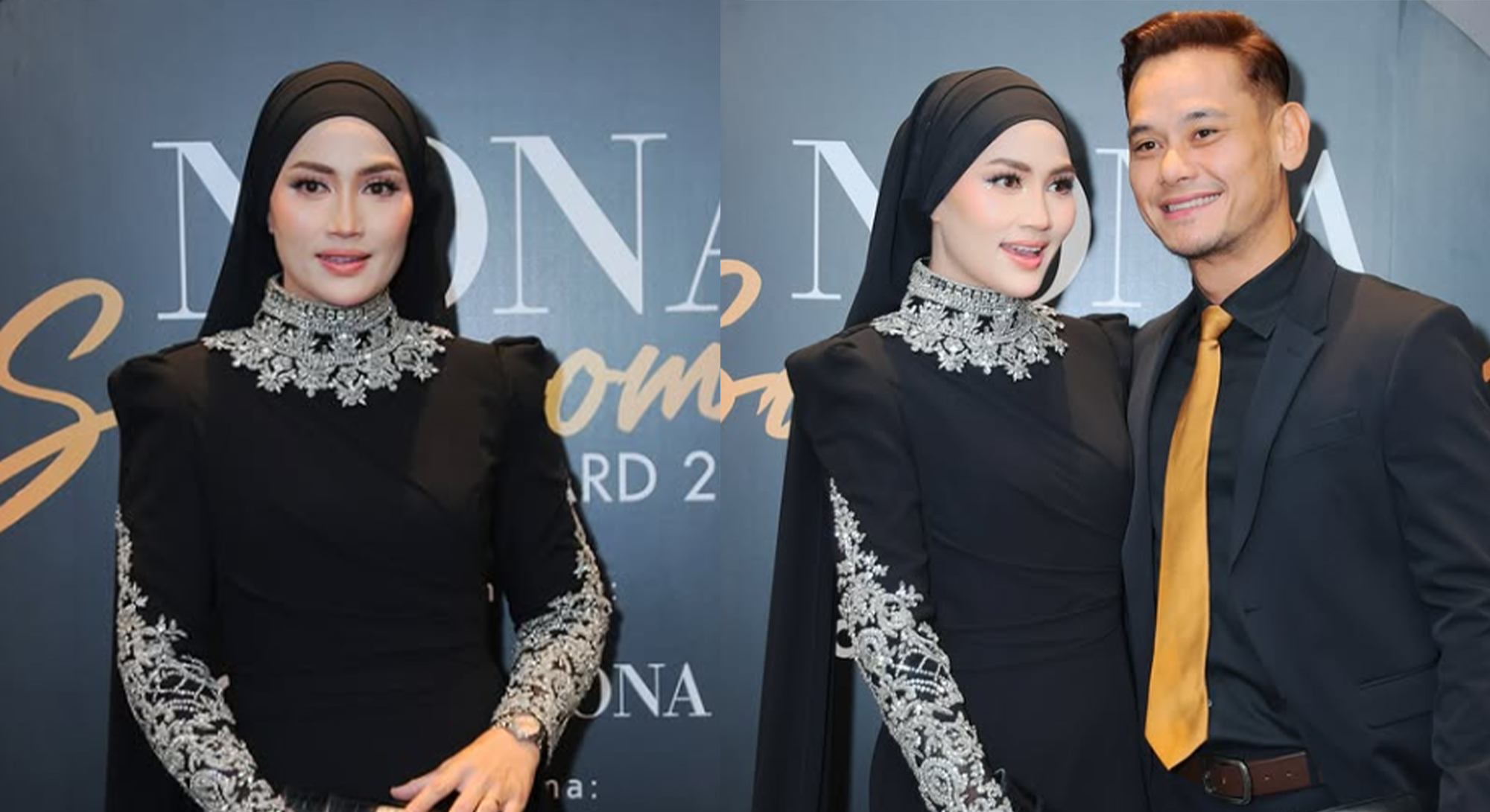 Fasha Sandha terima Anugerah Nona Superwoman, penampilan berhijab curi ...